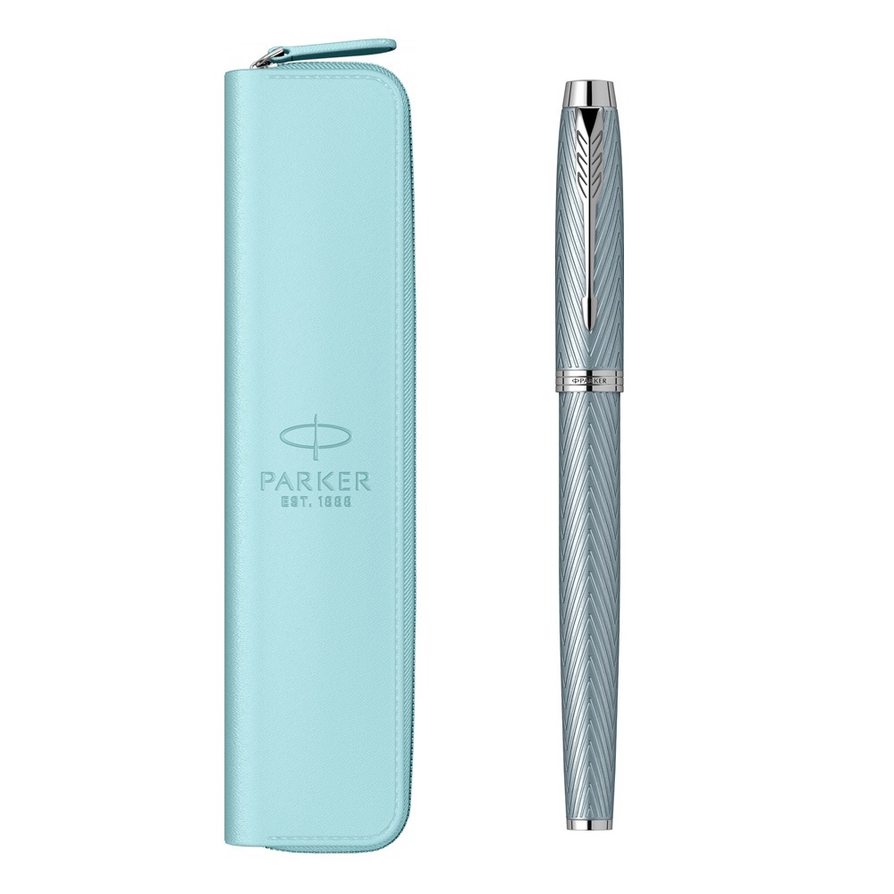 Parker poklon set IM Premium Blue Roler + futrola - www.hemijskeolovke.rs